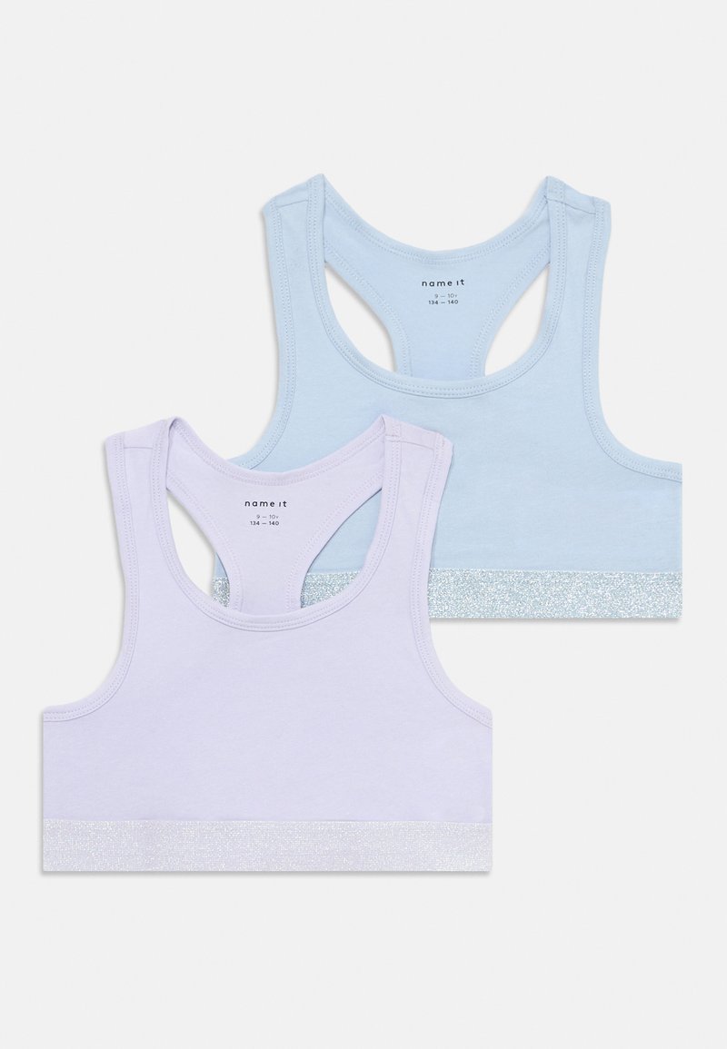 Name it NKFSHORT 2 PACK - Topp - purple heather, subdude blue/syrin ...
