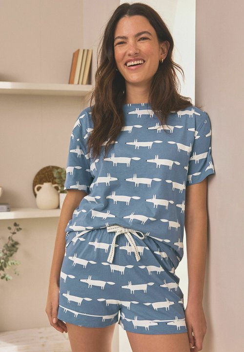 Next SHORT SLEEVEREGULAR FIT SET - Pyjama - navy hamish/blauw - Zalando.be