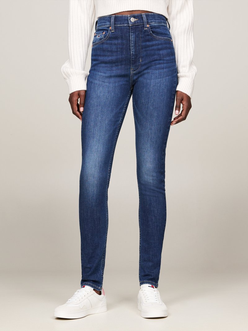 Tommy Jeans SYLVIA HGH SKN - Jeans Skinny Fit - denim dark/dark-blue ...