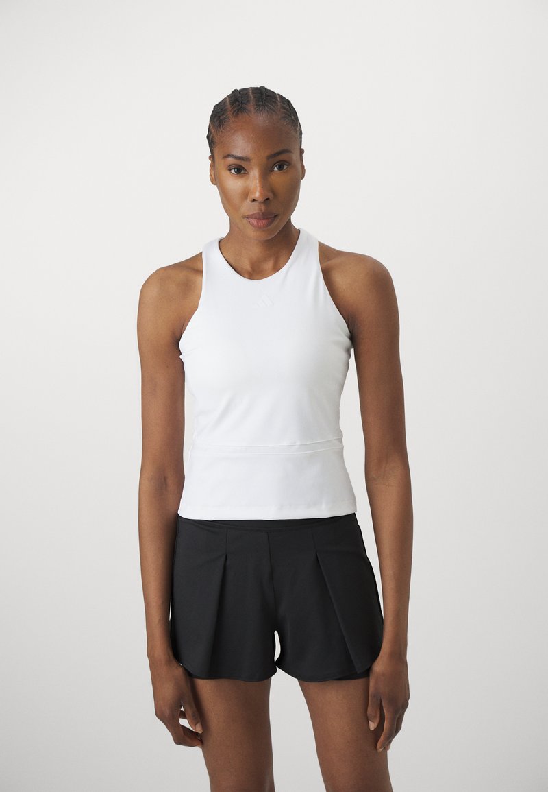adidas Performance Y TANK MIDI - Top - white/wit - Zalando.nl