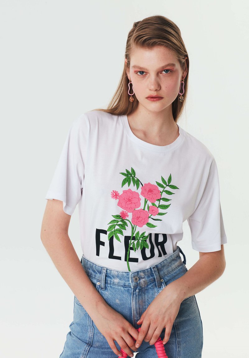 Twist VİSUAL - T-Shirt print - white/weiß - Zalando.de