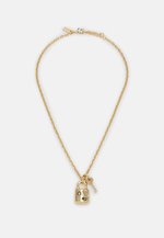 Coach NECKLACE PADLOCK SHORT PENDANT - Colier - gold-coloured/auriu ...