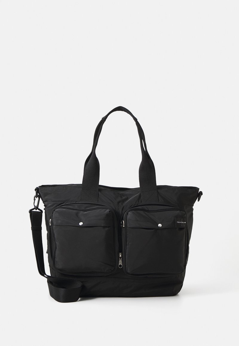 Calvin Klein Jeans PACKABLE DUFFLE UNISEX - Tote bag - black - Zalando.ie