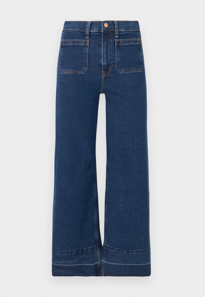 GAP STRIDE ANKLE GIBBONS - Wide Leg - dark indigo/dark blue - Zalando.co.uk