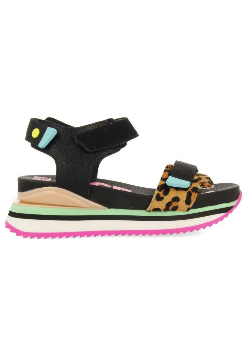 Gioseppo BALDIM - Wedge sandals - black - Zalando