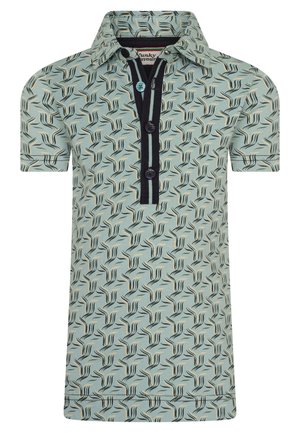 4funkyflavours IN TIME - WITH FLORAL PATTERN. - Polo - anthracite ...