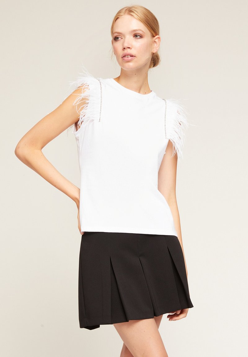 Motivi WIDE SHOULDER WITH DETAIL - Top - bianco/wit - Zalando.be