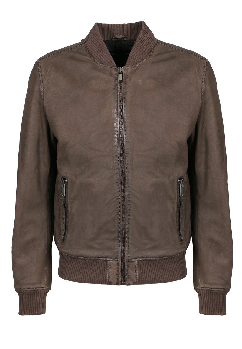 Freaky Nation TED-FN SP - Chaqueta de cuero - brown/marrón - Zalando.es