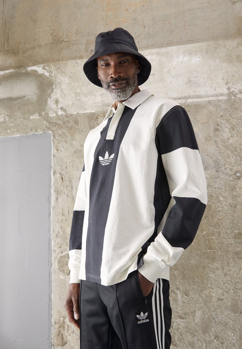 adidas Originals HACK TEE - Polo shirt - black - Zalando.ie