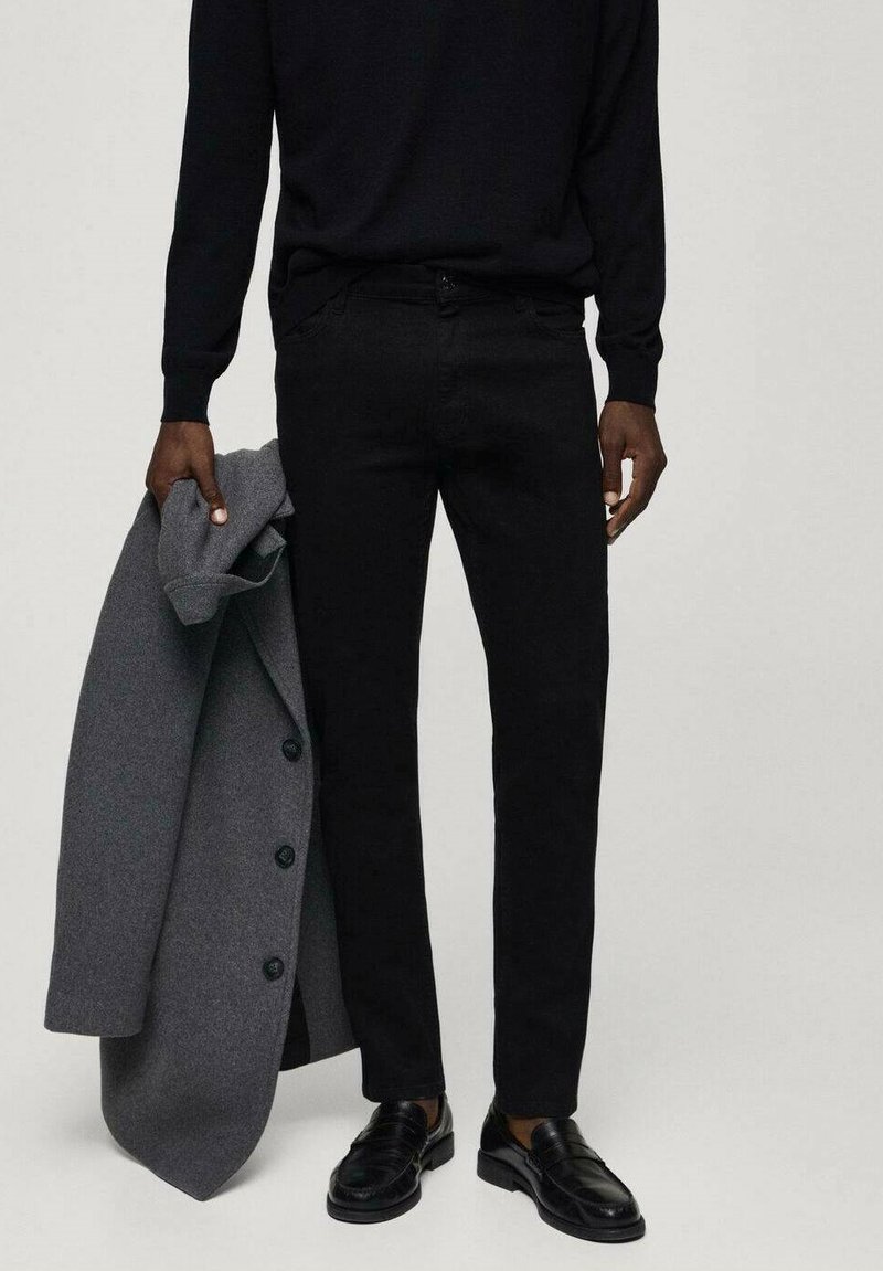 Mango PATRICK - Vaqueros slim fit - black denim/denim negro - Zalando.es