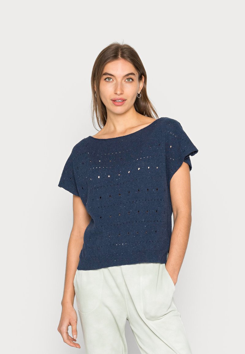 Rif DORI T Shirt Basic Baltic Blue dunkelblau Zalando de rif-dori-t-shirt-basic-baltic-blue-dunkelblau-zalando-de