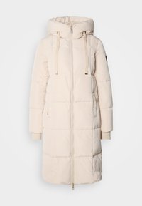 Mos Mosh SQUARE COAT - Down coat - wood ash/white - Zalando.ie