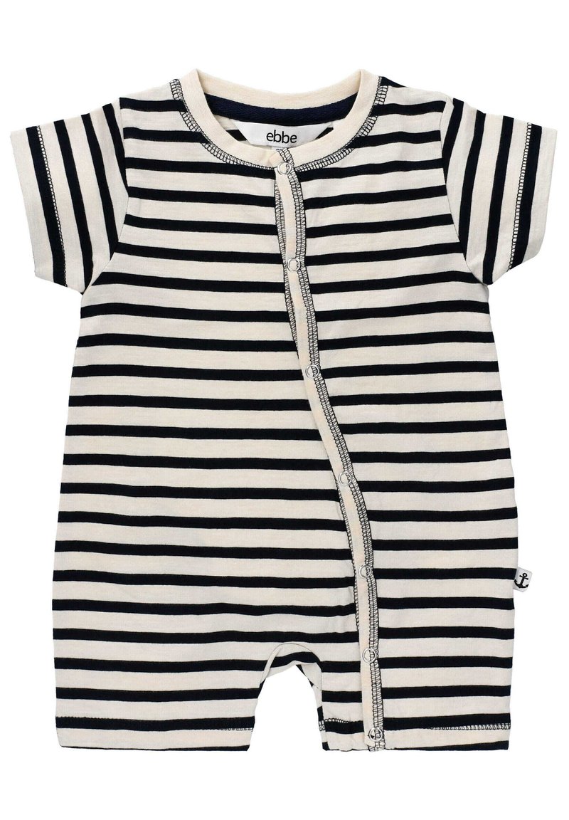 Ebbe SHORTY SEAN - Jumpsuit - offwhite stripe/schwarz - Zalando.de