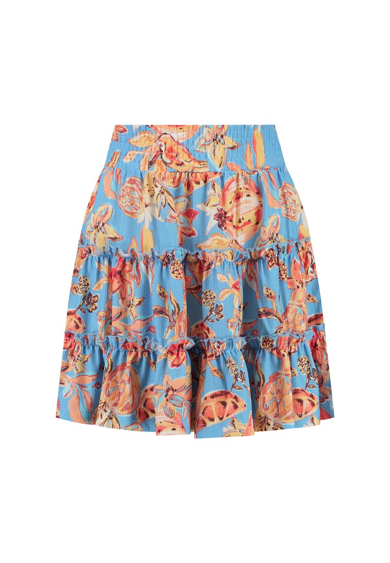 Shiwi GWENN FRUITY - A-lijn rok - blue fruity blues/blauw - Zalando.nl