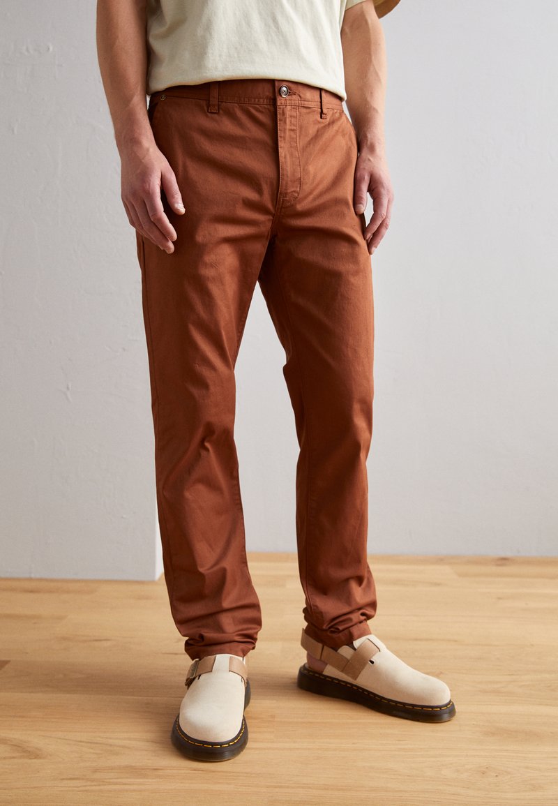Scotch & Soda Chinos - deep toffee/dark brown - Zalando