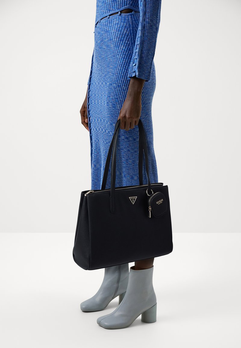 Guess POWER PLAY TECH TOTE - Tote bag - black - Zalando.co.uk