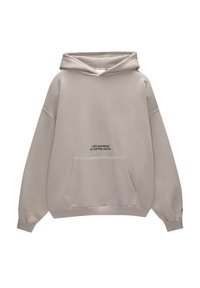 PULL&BEAR Luvtröja - stone/sten - Zalando.se