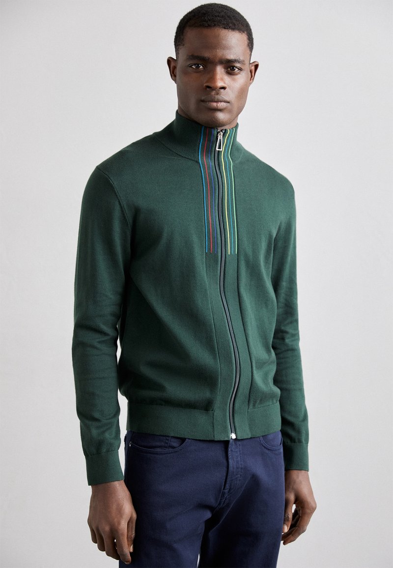 PS Paul Smith MENS ZIP THRU - Vest - green/donkergroen - Zalando.nl