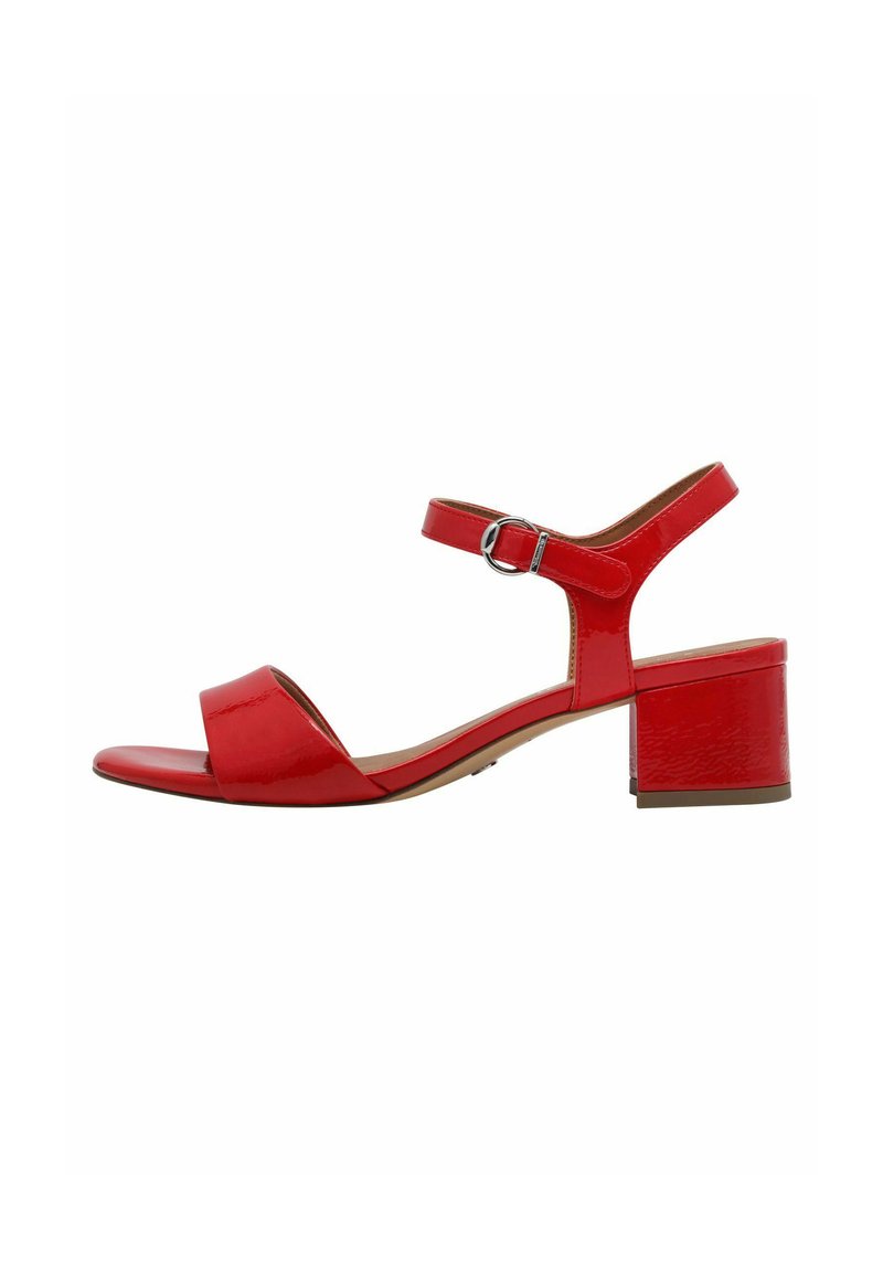 Tamaris Sandals - red patent/red - Zalando