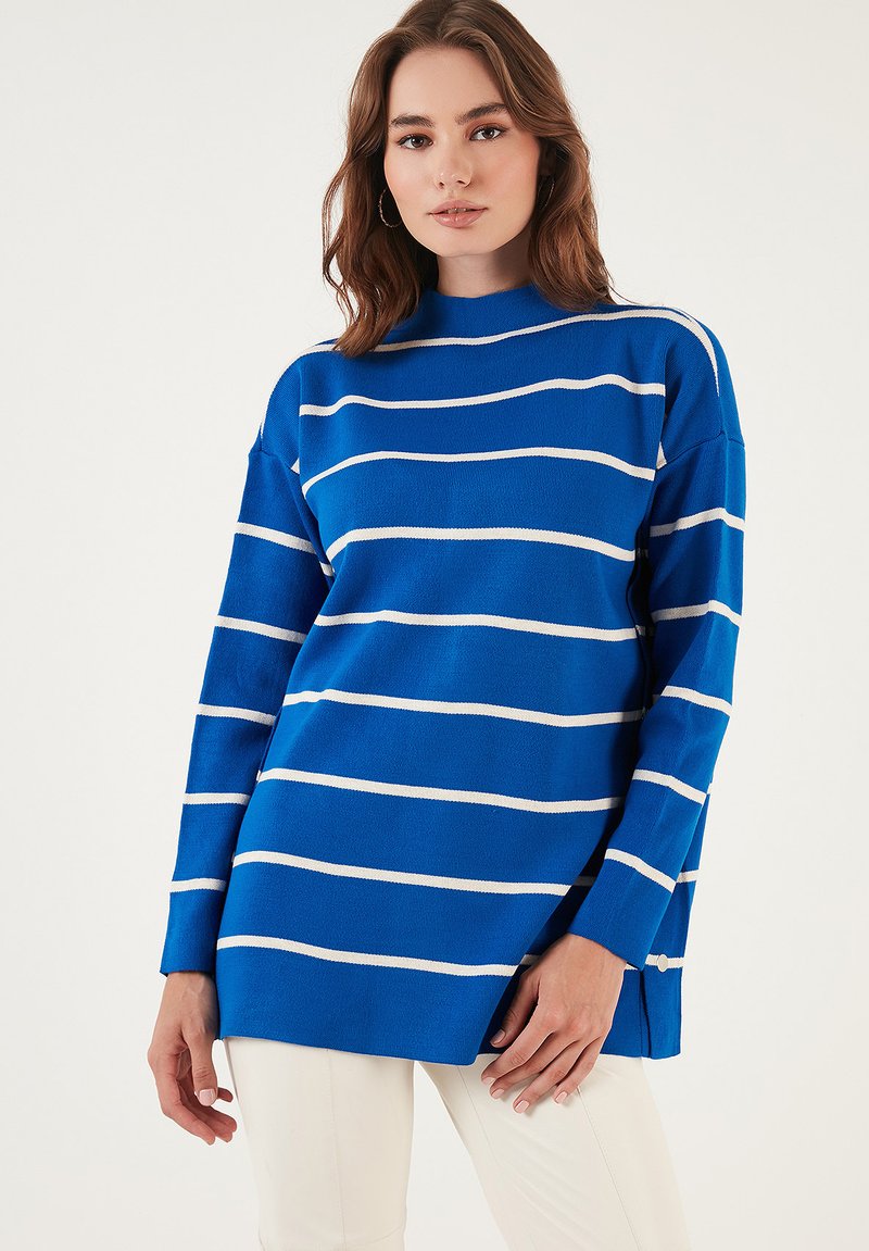 LELA Sweter/niebieski - Zalando.pl