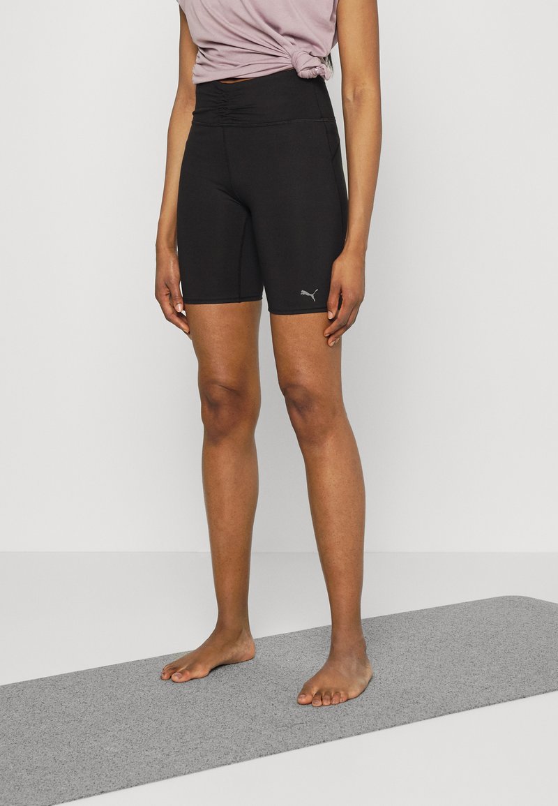 Puma STUDIO FOUNDATION SHORT - Tights - puma black/svart - Zalando.no