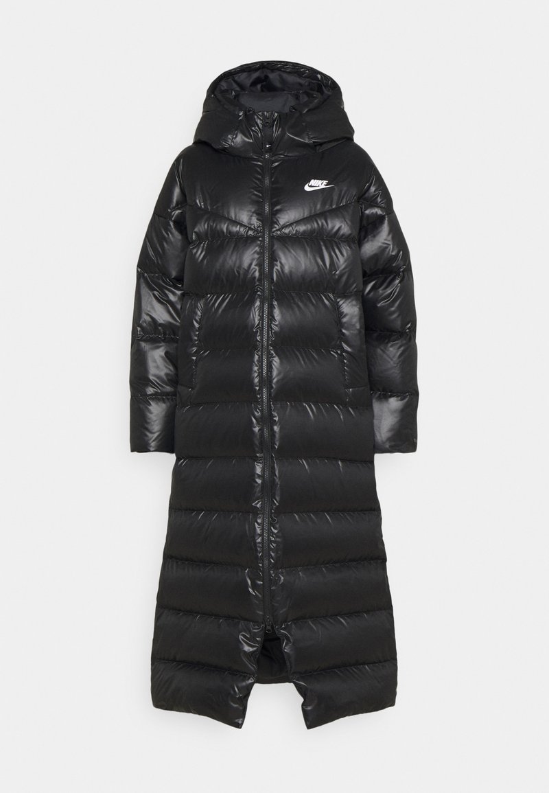 Nike Sportswear W NSW TF CITY PARKA - Abrigo de plumas - black/white ...
