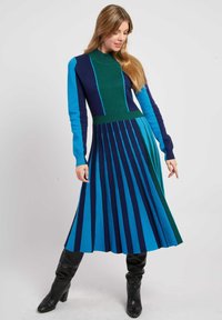Derhy JAMIE ROBE - Robe pull - bleu - ZALANDO.FR