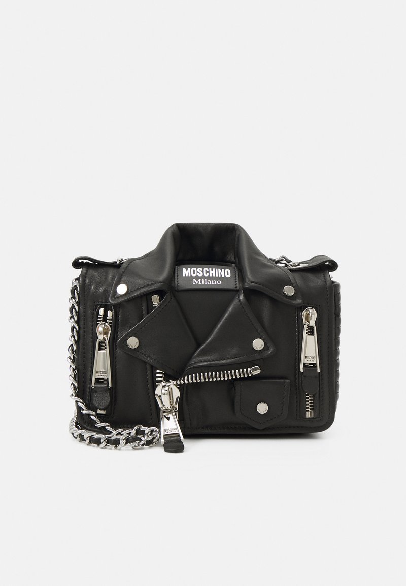 MOSCHINO BIKER - Torba na ramię/czarny - Zalando.pl