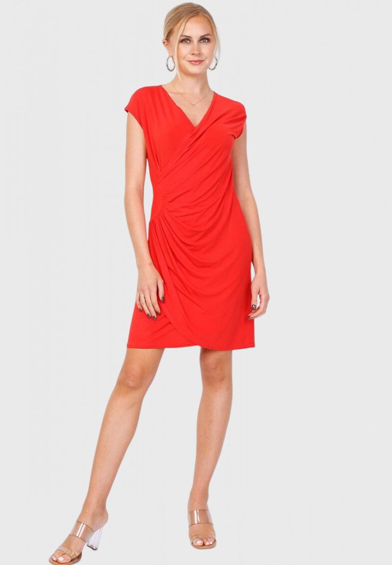 SOLE Made in Italy ROBE CARMEN - Robe fourreau - red/rouge - ZALANDO.FR