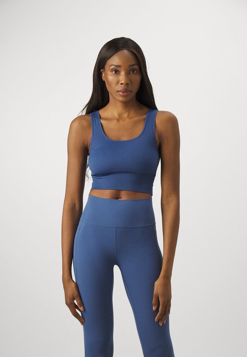 Athleta WARRIOR LONGLINE TWIST BRA A-C - Brassières de sport à maintien ...