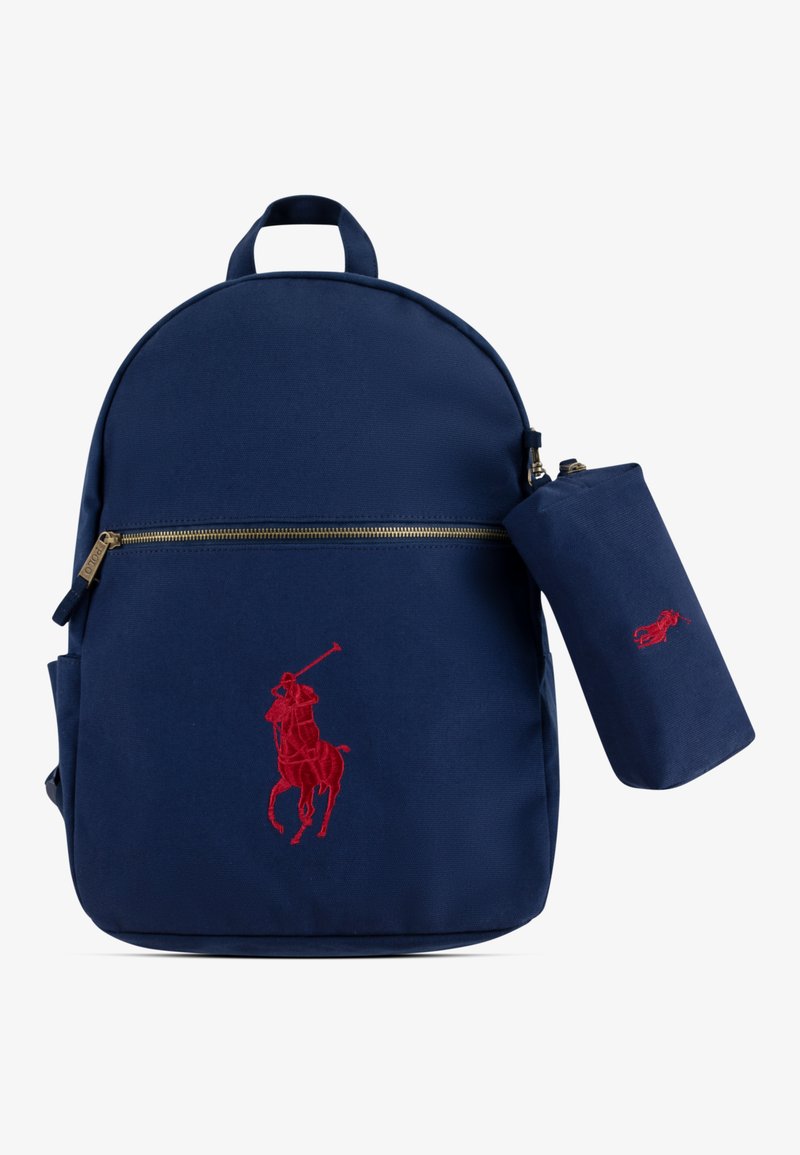 Polo Ralph Lauren SCHOOL BACKPACK - Šolski komplet - newport navy/temno ...