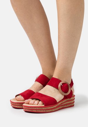 Sandales & Nu-pieds femme rouge | Tous les articles chez Zalando