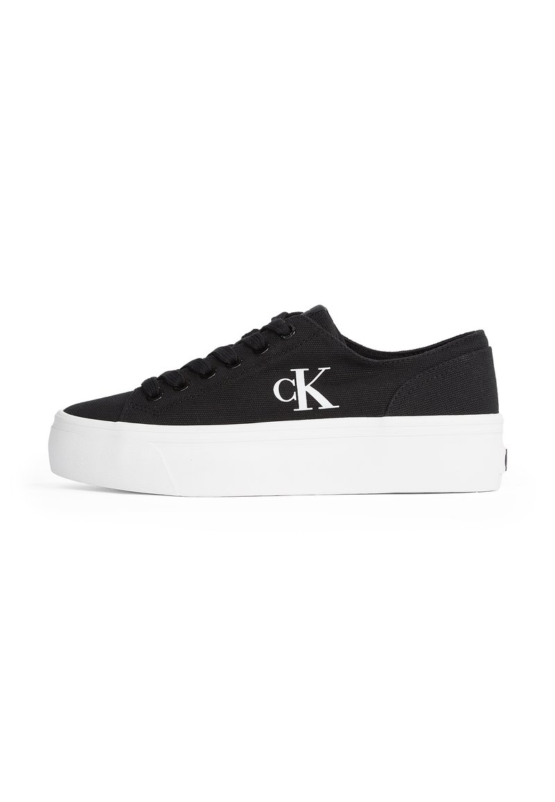 Calvin Klein Trainers - black/bright white/black - Zalando