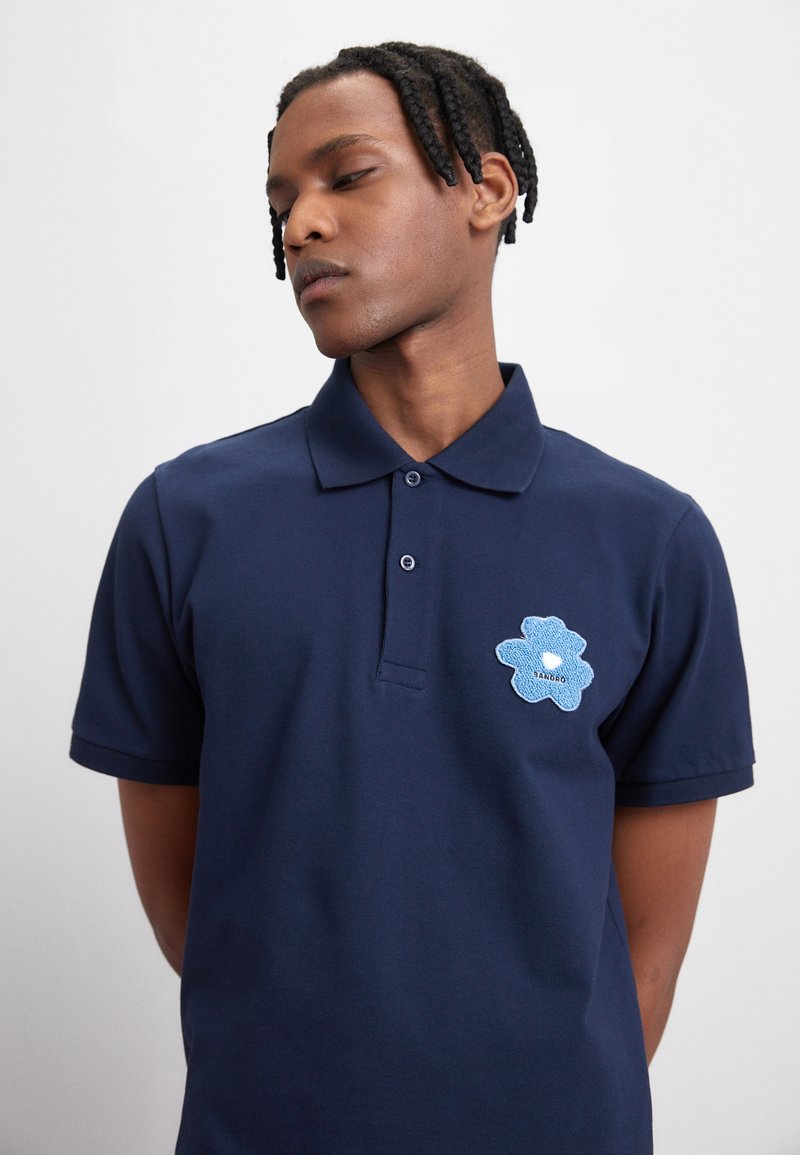 sandro FLOWER - Poloshirt - marine/blau - Zalando.ch