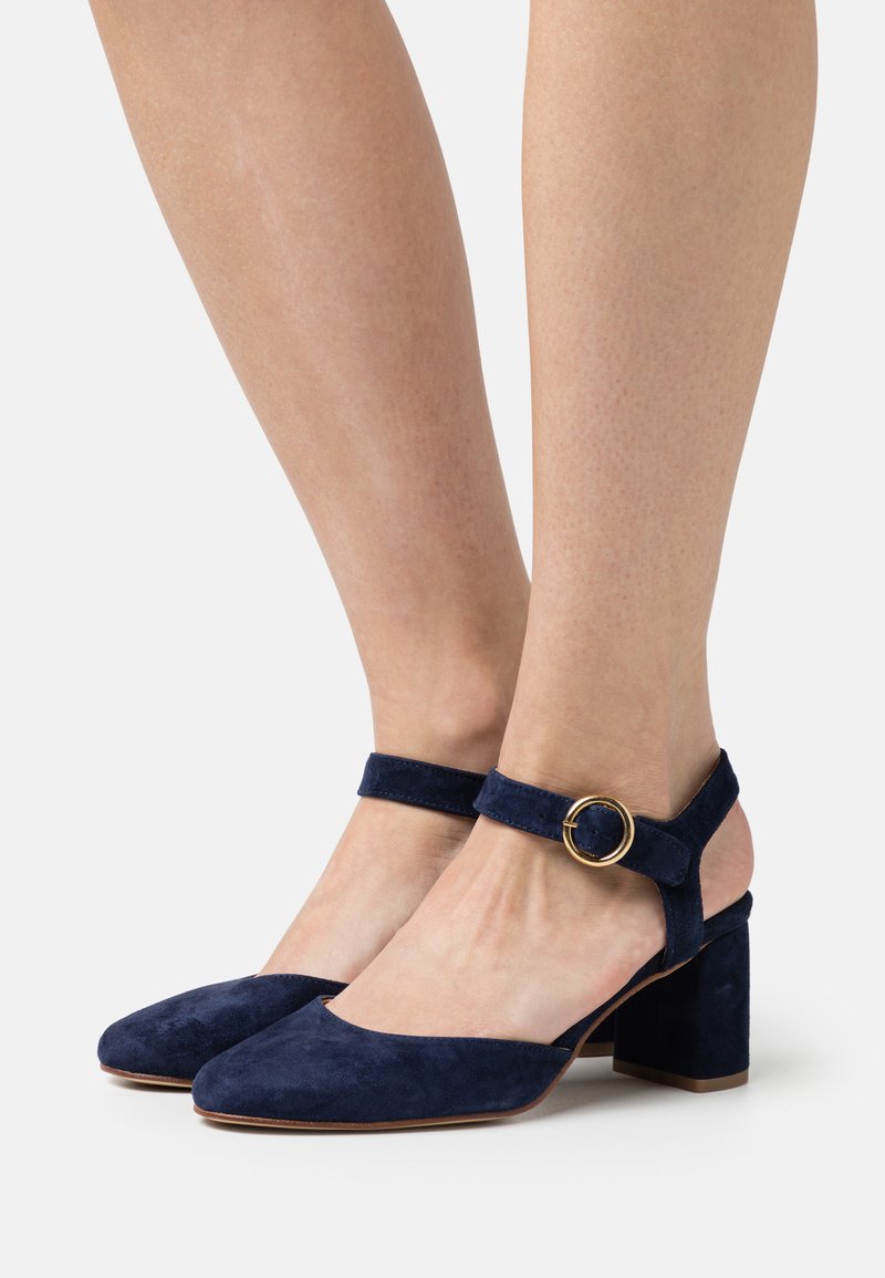 Anna Field LEATHER - Pumps - dark blue/dunkelblau - Zalando.ch