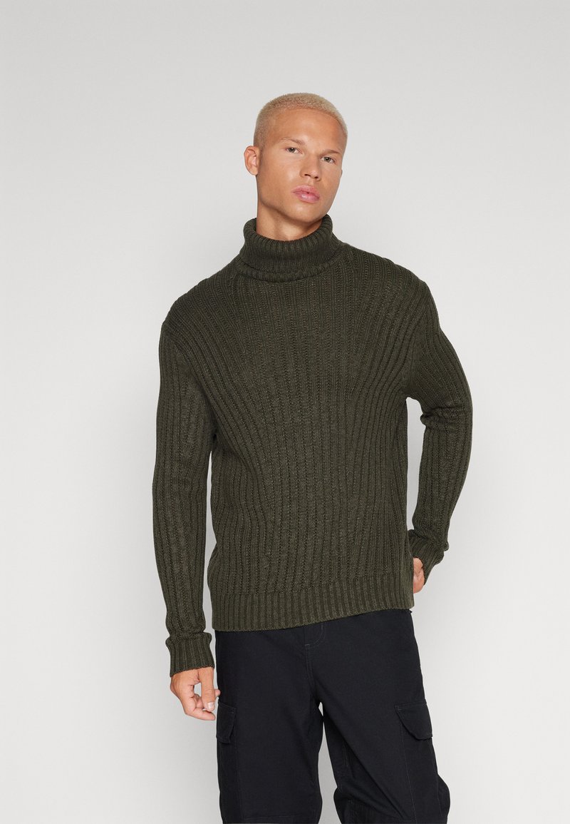 Only & Sons ONSBOB ROLL NECK - Pullover - rosin/vert foncé - ZALANDO.FR