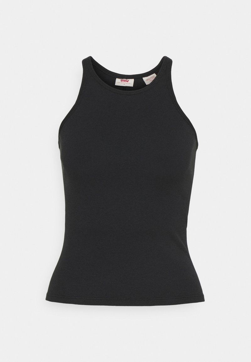 Levi's® HIGH NECK TANK - Débardeur - caviar/noir - ZALANDO.FR
