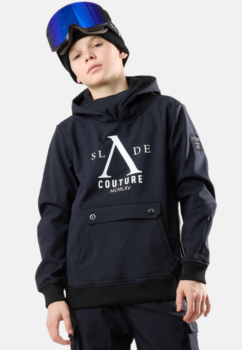 Slade COLORADO HOOD - Collegepaita - black white/musta - Zalando.fi