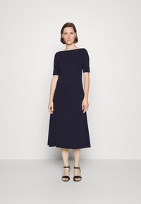 Lauren Ralph Lauren MUNZIE ELBOW SLEEVE DAY DRESS - Maxi-jurk - lighthouse navy/donkerblauw ...