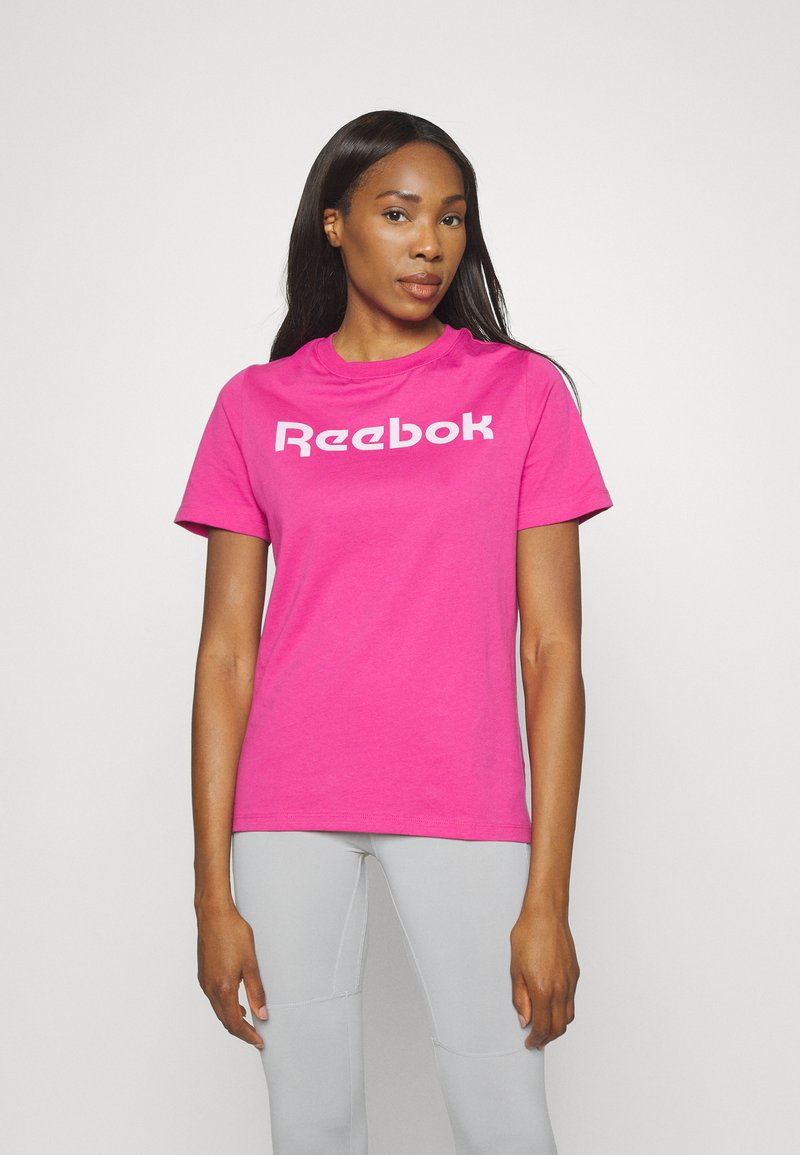 Reebok READ GRAPHIC - T-shirts print - semi proud pink/pink - Zalando.dk