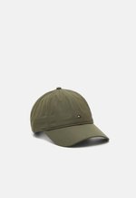 Tommy Hilfiger FLAG 6 PANEL UNISEX - Pet - utility olive/olijfgroen - Zalando.nl