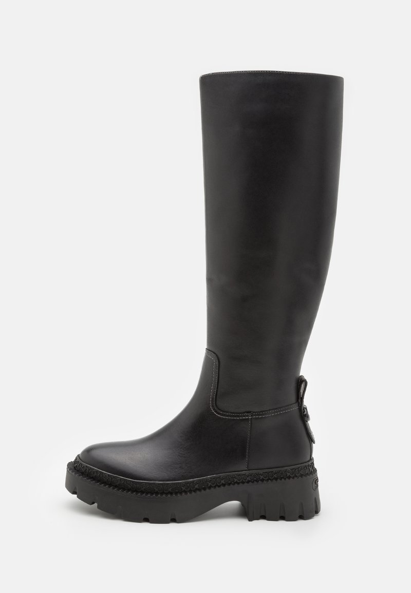 COACH JULIETTA BOOT - Botas con plataforma - black/negro - Zalando.es