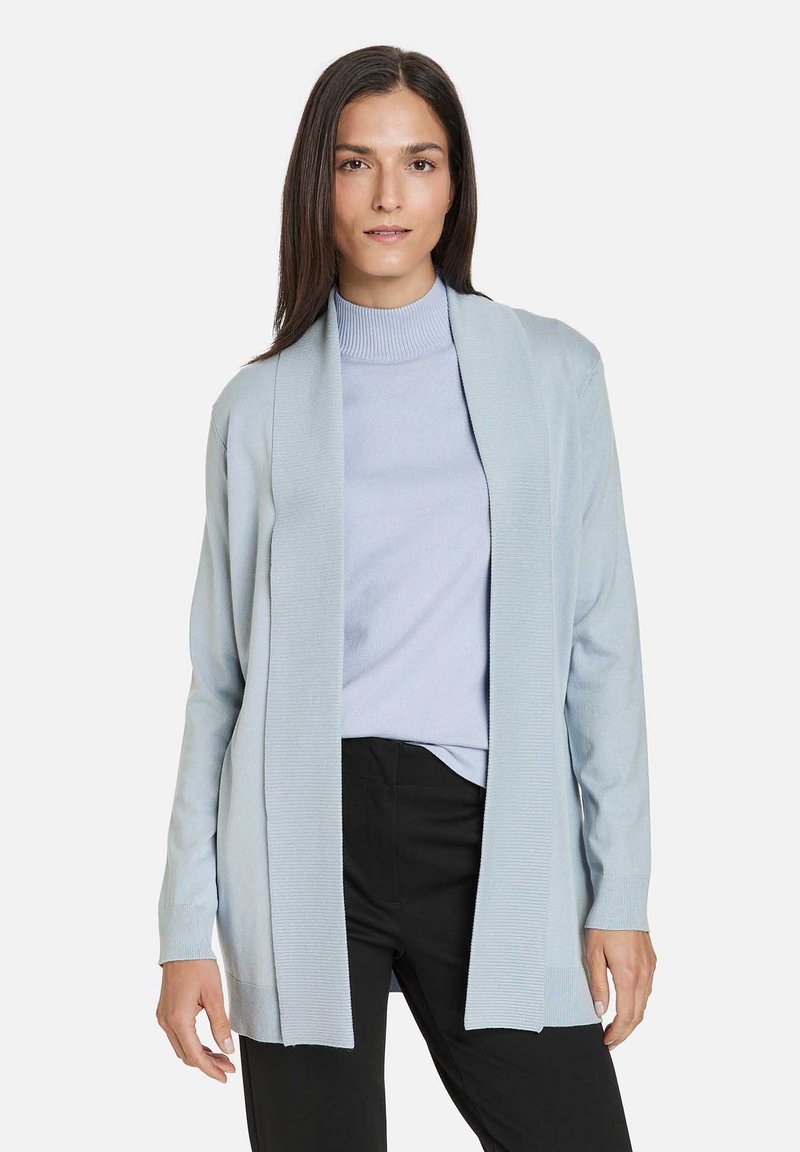Gerry Weber RIB KNITTED - Chaqueta de punto - powder blue/azul - Zalando.es