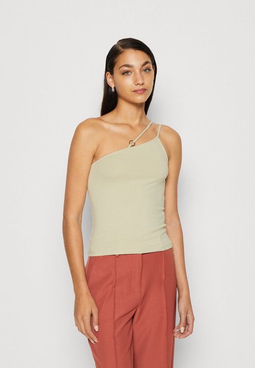 Weekday ZARI ASSYMETRIC - Top - white/weiß - Zalando.ch