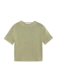 Mango MADEANO - T-shirt basic - light green/lichtgroen - Zalando.nl