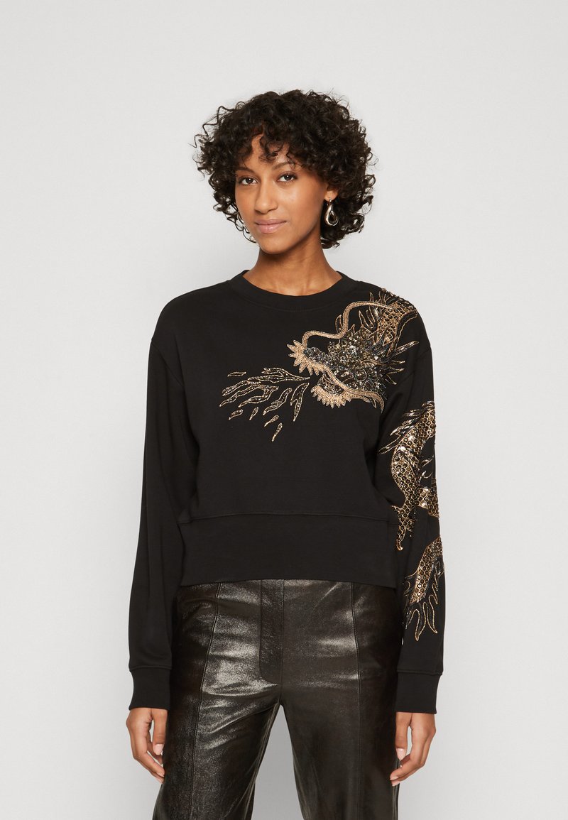 AllSaints DRAGON SEPARO - Collegepaita - black/musta - Zalando.fi