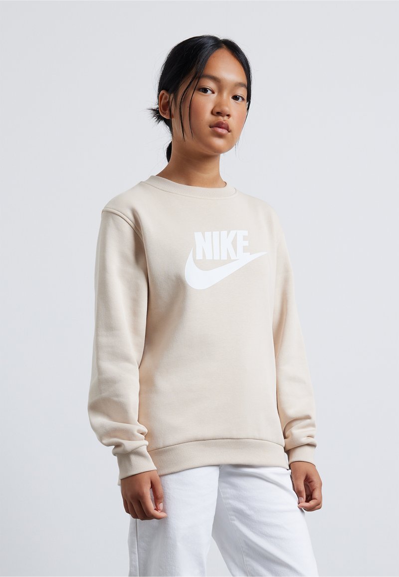 Nike Sportswear Club Crew Unisex Sweater Sanddrift Beige Zalando Nl