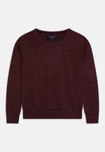 Hackett London LOGO CREW - Jumper - maroon/dark red - Zalando.co.uk