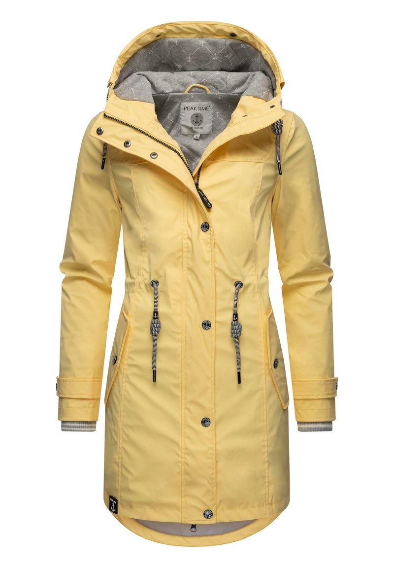 Peak Time Parka - pastel yellow/amarillo claro jaspeado - Zalando.es