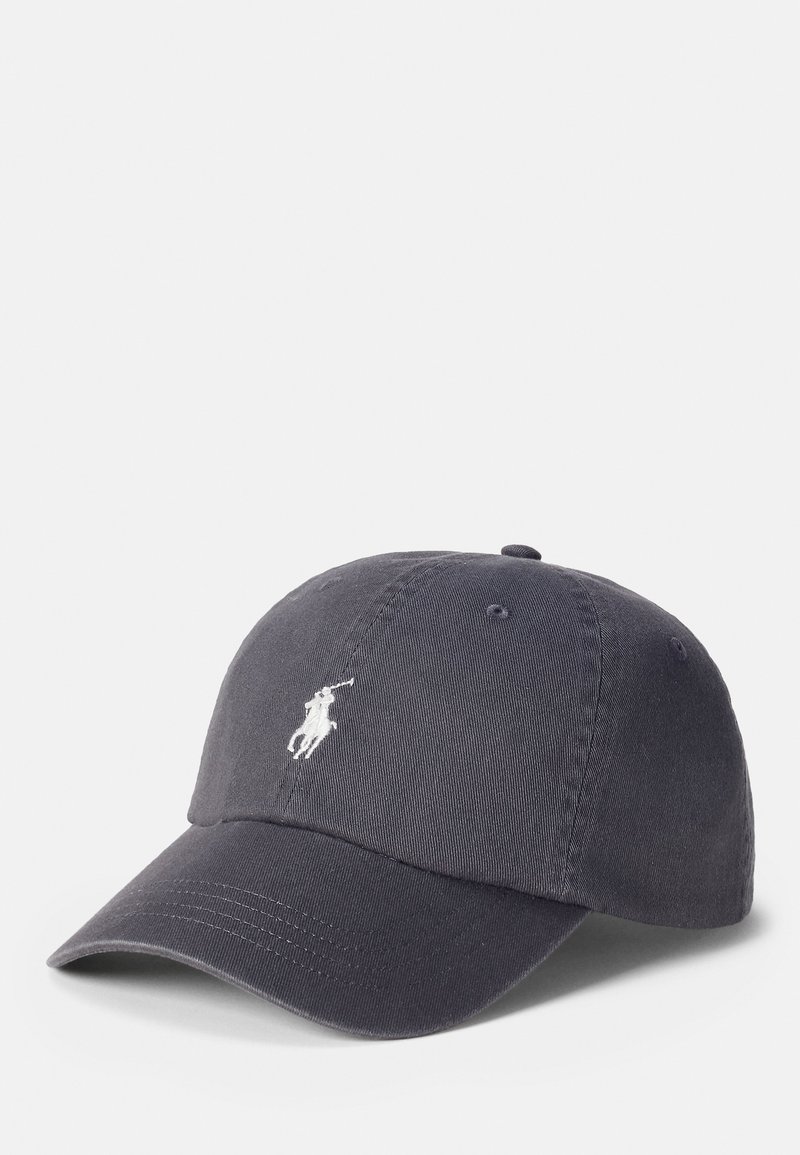Polo Ralph Lauren COTTON TWILL BALL CAP - Keps - pebble black/svart ...